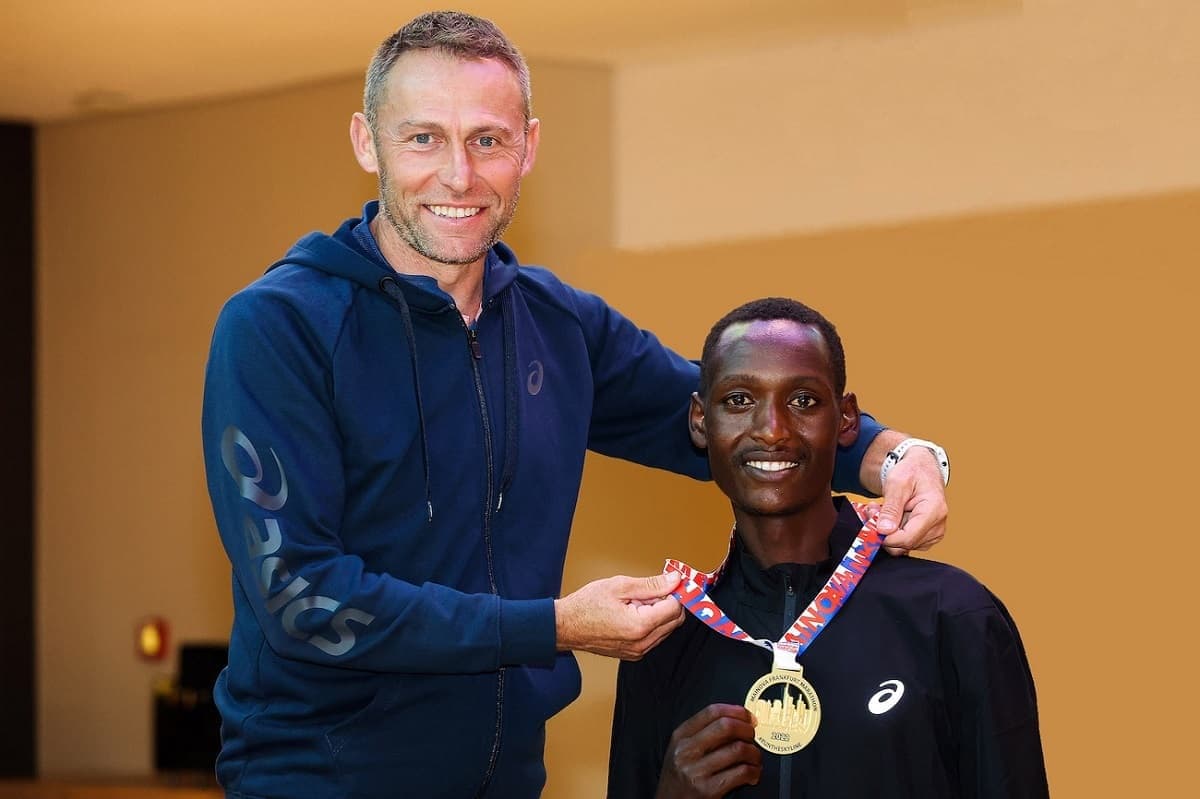 Olympic Champion Stefano Baldini pays tribute to Frankfurt winner ...